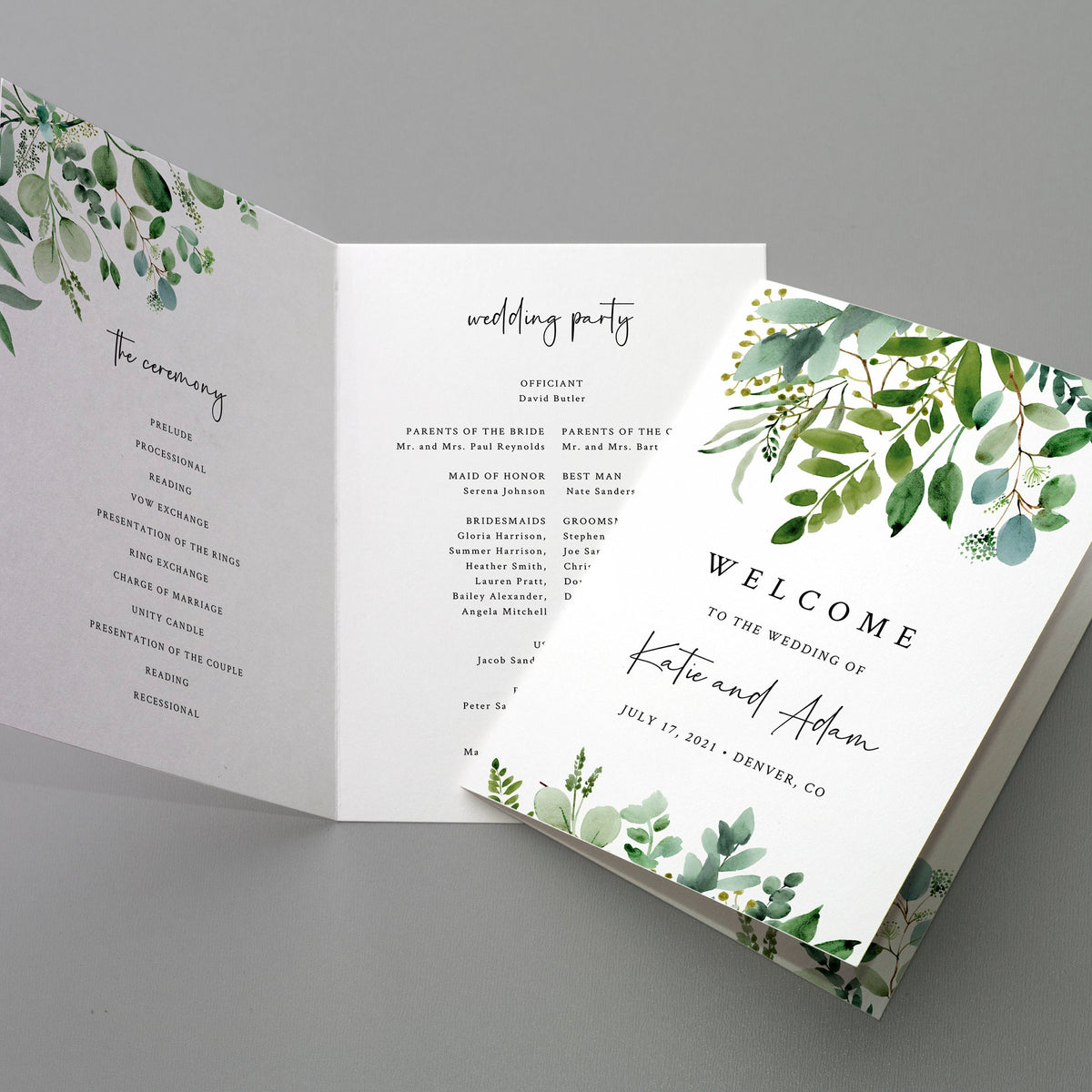 Wedding Programs | paperandthings