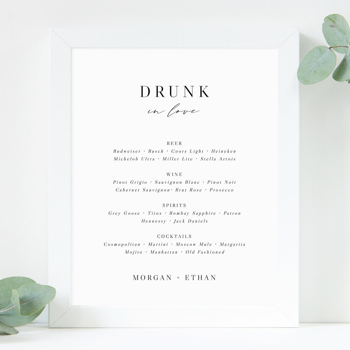 Wedding Menus | paperandthings
